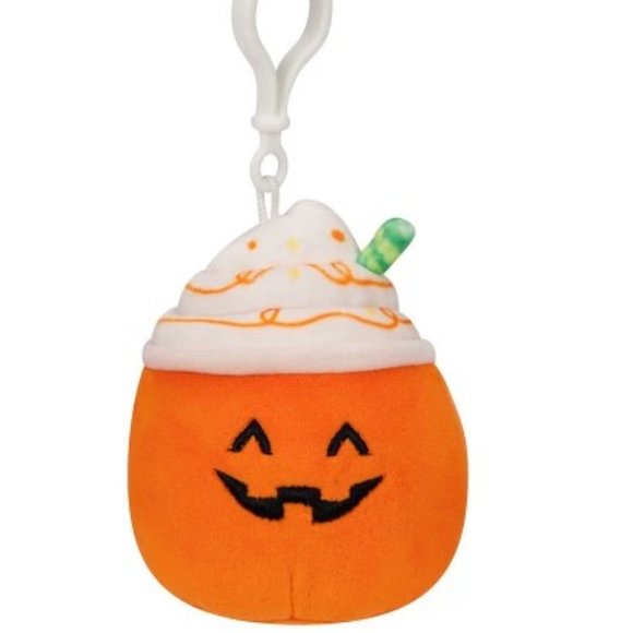 Squishmallows | Toys | Lester Pumpkin Spice Drink Clip Halloween 223 ...